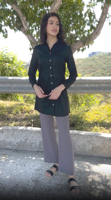 Stylish Plain Modest Islamic Long Tunic Tops | Islamic Clothing ...