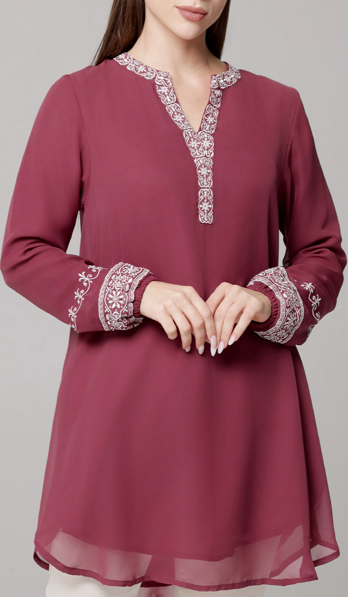 Latest Modest Long Tops and Tunics | Modest Hijab Tops | Artizara ...