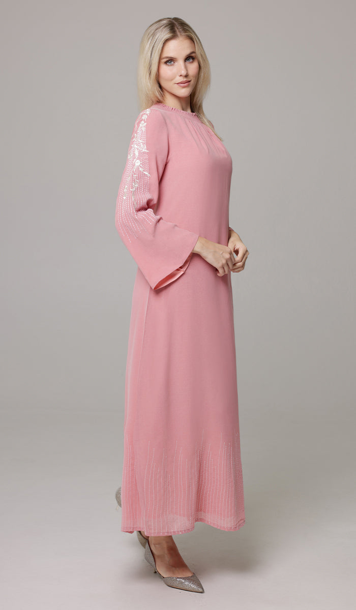 Stylish Long Sleeve Modest Formal Muslim Evening Dresses | Artizara ...